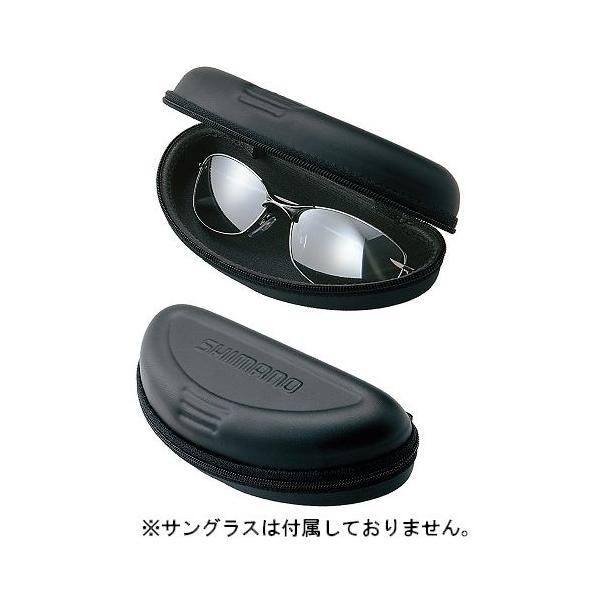シマノ |耐衝撃性を備えた素材を採用した、携帯しやすい軽量コンパクトケース。●汚れを落としやすい防水生地を表面に採用●偏光グラスをキズや衝撃から保護 TKM-04-04-90