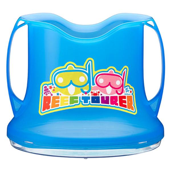 ●カラー:BL(ブルー) ●サイズ:H180×W215×D176mm ●自重:332g ●素材1:(本体)PP、(レンズ)PC、(レンズパッキン)シリコーン|【タバタ/Tabata】お子様の水中観察デビューにも最適!!水に顔をつけるのが怖い...