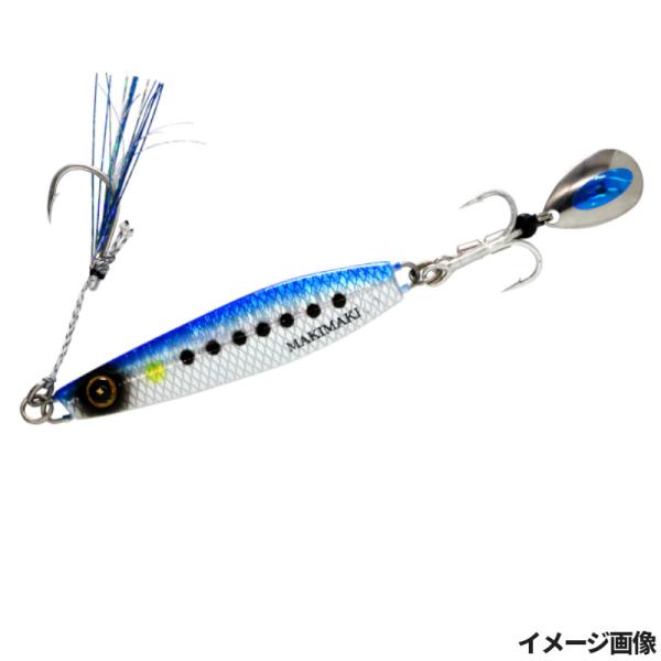 ●カラー:12.リアル魚鱗ブルーイワシ網目夜光 ●サイズ:30g ●自重:30g ●釣り方、フィールド:ソルトルアー（ショア）|【ハヤブサ/HAYABUSA】ジャックアイシリーズ。巻くだけで釣れる、ただ巻き専用ジグ。マキマキは、「巻くだけで...