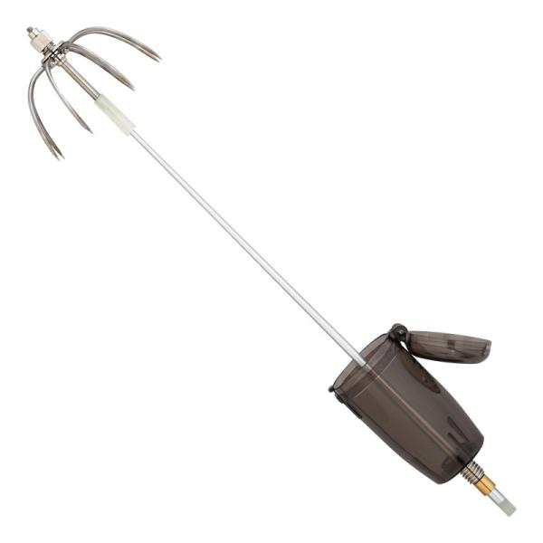 第一精工  ※収納ソリッド長さについてお持ちのランディングシャフトの仕舞寸法の内寸が収納ソリッドの長さを超えていれば、オートキングギャフのソリッド部分がシャフトの中に収まります。 ●サイズ:SS ノーマルタイプ ●全長:420mm (ソリッ...