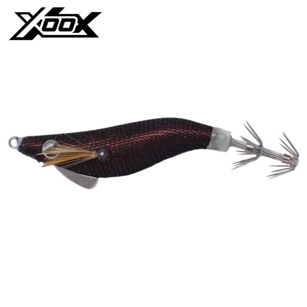 XOOX  ・特注GROOVYφ5mm目玉(1.8号) ●カラー:赤黒 ●サイズ:1.8号 ●自重:4.5g ●沈下速度:約20秒/m ●ブランド:XOOX/エックスオーエックス ●釣り方、フィールド:船釣り（イカ） ●代表対象魚:ケンサキ...