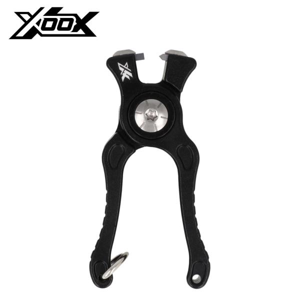 XOOX  ●カラー:ブラック ●サイズ（詳細）1:約 5.6cm×2.8cm ●自重:19g ●素材:アルミ+タングステン ●ブランド:XOOX/エックスオーエックス|コンパクト設計で使いやすい軽量アルミラインカッター。タングステン刃を採...
