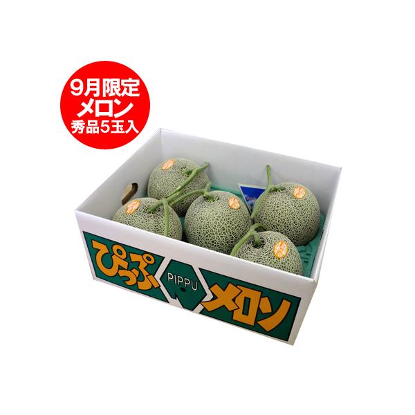 名称：ぴっぷメロン / 比布メロン ( 甘雫 ( あましずく ))内容量：比布 メロン 8kg 5玉 1箱(1ケース)等級・規格：メロン 秀品保存方法：メロンを美味しく召し上がって頂く目安・底部が柔らかくなった頃・メロン全体にやや弾力が出た...