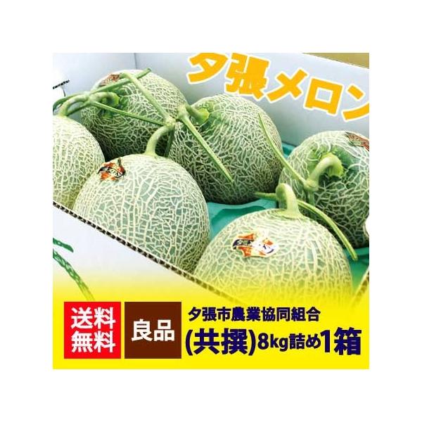 名称：夕張メロン 夕張農協共撰 メロン内容量：夕張メロン 8kg 6玉入 1箱(1ケース) 良品規格：夕張メロン 良品メロン 保存方法：夕張メロン を常温で置いてネットの表面が黄色く熟したら冷蔵庫へ 後は夕張 メロンをお好みの大きさにカット...