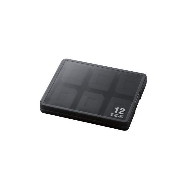 エレコム ELECOM SDケース 12枚収納 SD microSD CMC-06NMC12