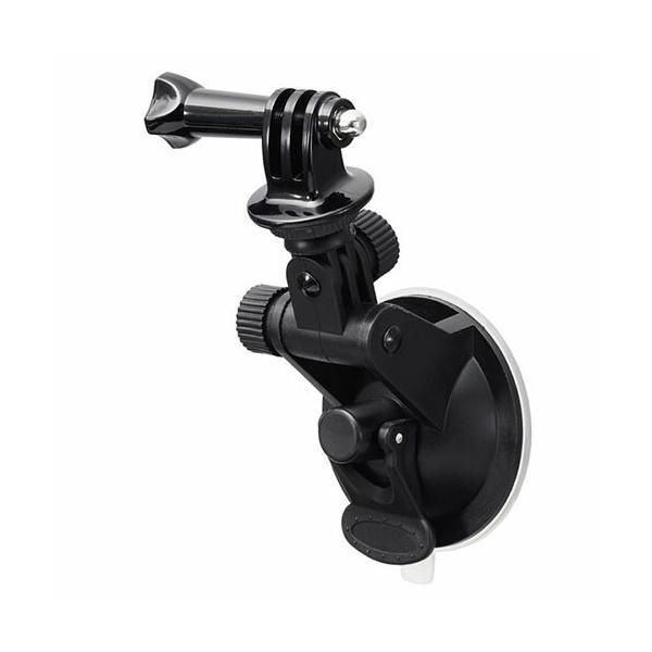 エレコム ELECOM GoPro HERO9/8/7/6/5/MAX用 マウント 吸盤型 固定撮影 前後左右角度調整可 フロントガラス 取り外し簡単 ブラック AC-MBSU01BK
