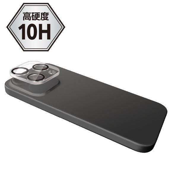 iPhone 15 Pro / 15 Pro Max カメラフィルム ガラス 高透明 強化ガラス 表面硬度10H 指紋防止 飛散防止 カメラレンズ保護カバー クリア