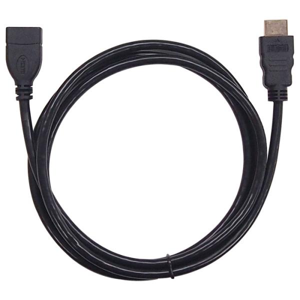 HDMI延長ケーブル 1.5m HDMIver1.4 金メッキ端子 High Speed HDMI Cable ブラック ハイスピード 4K 3D イUL.YN