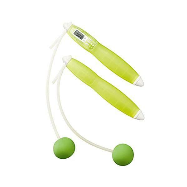 タニタ タニタサイズ 消費カロリー計付きなわとび カロリージャンプ 室内・室外兼用 TS-960-GR