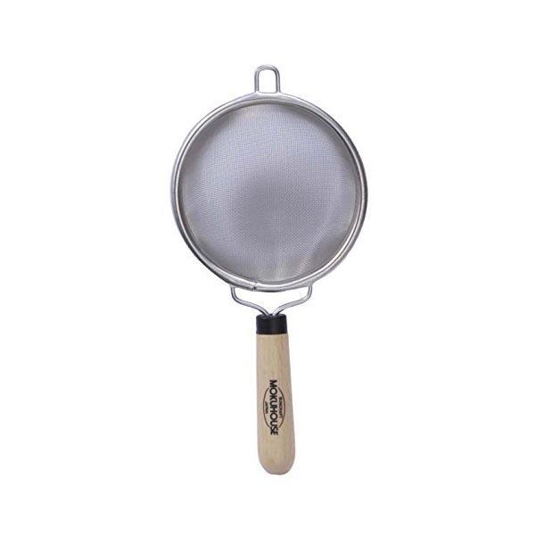 サンクラフト 茶こし 日本製 天然木柄 モクハウス BM-217 ブラウン 15.5cm