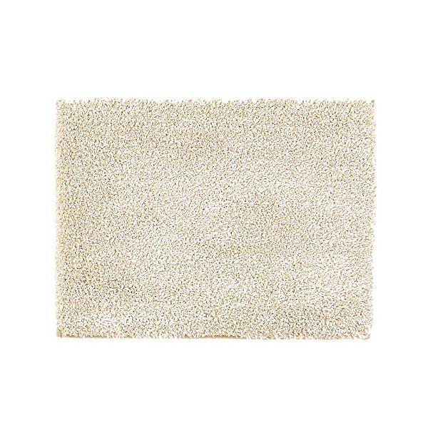 センコー デュアル バスマット 約45×60cm ベージュ 吸水 速乾 スリット糸混 足裏に優しい刺激 67643