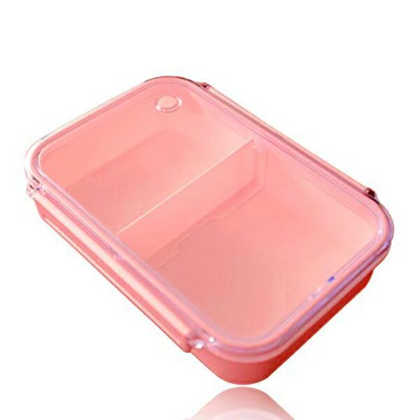 アスベル OA-650 お弁当箱 ビーブ 1段 仕切り ホワイト 630ml ASVEL