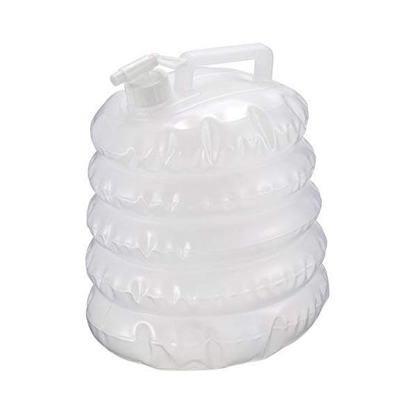 ベストコ Bestco ウォータータンク クリア 8L アコーディオン 給水 たためる ND-9081 熱中症対策 備蓄 非常用 伸縮 アウトドア●サイズ:幅27×奥行24×高さ20cm●材質:本体/LDPE(低密度ポリエチレン) 、コック...