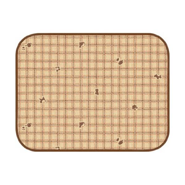 【 送料無料 】 ペット用 防滑・消臭・防水マット 65cm×90cm INSF-03ライトブラウン 犬 イヌ いぬ ドッグ ドック dog ワンちゃん ※価格は1個のお値段です