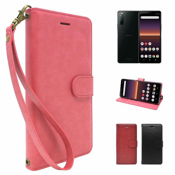 shizukawill Xperia10 II 手帳型 グレイスケース SOX10M2SADR