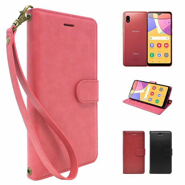 shizukawill Galaxy A21 手帳型 グレイスケース SAGAA21SADR