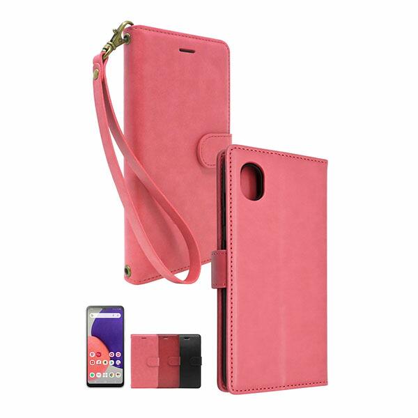 shizukawill Galaxy A22 5G 手帳型 グレイスケース SAGAA22SADR