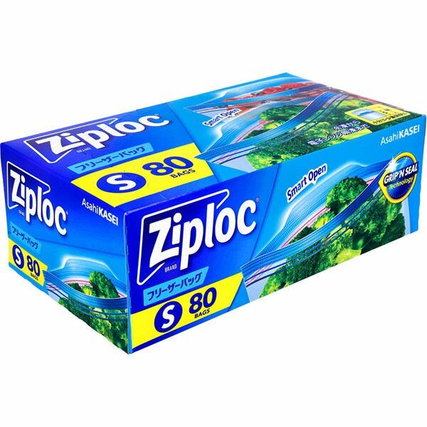 【5個セット】 ジップロック フリーザーバッグ Sサイズ 80枚入※この商品は配送会社の都合により、北海道・沖縄・離島にはお届けできません。ご注文が確認された場合、キャンセルさせて頂く可能性がございますのであらかじめご了承くださいつまみとす...