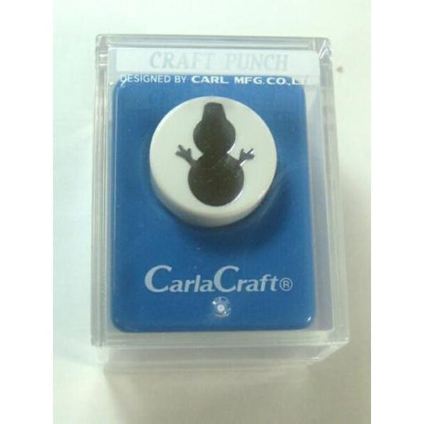 【6個セット】 カール事務器 クラフトパンチS CP-1N ユキダルマ●ミニサイズのクラフトパンチです。・サイズ：W33×L44×H30mm・適正用紙厚：コピー用紙2枚程度