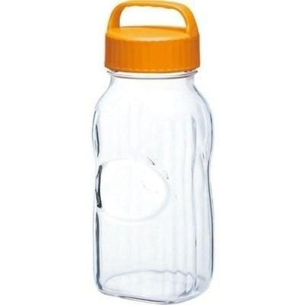 【10個セット】 東洋佐々木ガラス 漬け上手 果実酒ポット 2L オレンジ I-77861-OR-B-JAN●自宅で作りたてのお酒を味わえる果実酒びん。冷蔵庫のドアポケットに収納可能。注ぎ口が付いた内ブタ付き。簡単レシビが載ったシオリ付き。...