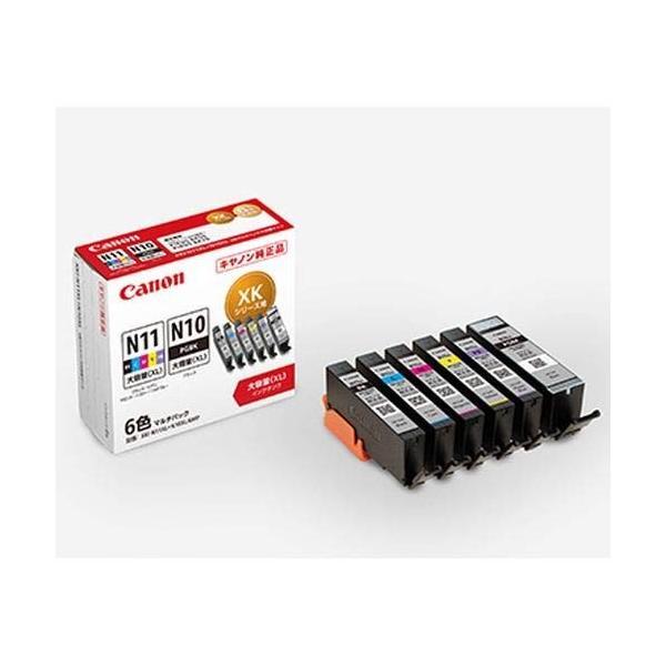 CANON インクタンク XKI-N11XL+N10XL 6MP XKI-N11XL ( BK C M Y PB ) +XKI-N10XL マルチパック ( 大容量 )