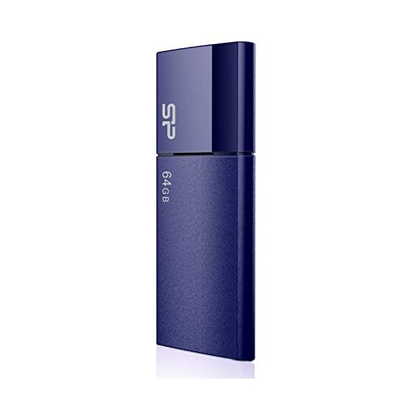 【4個セット】 シリコンパワー SP064GBUF3B05V1D ＳｉｌｉｃｏｎＰｏｗｅｒ USBメモリ 64GB USB3.0 スライド式 Blaze B05