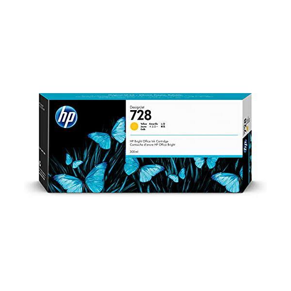 HP F9K15A HP728 インクカートリッジ イエロー 300ml