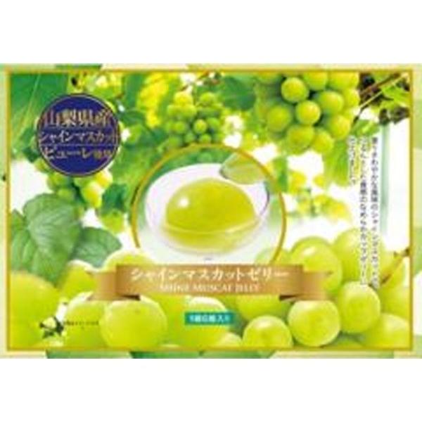 【発売日：2026年03月28日】山梨県産シャインマスカットピューレ配合ののどこしなめらかなゼリーです。山梨県産シャインマスカットピューレ配合ののどこしなめらかなゼリーです。