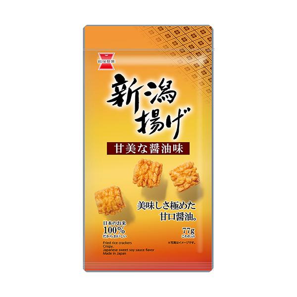 【発売日：2025年03月25日】薄口醤油に黒糖やはちみつをブレンドした甘口醤油タレで仕上げた揚げもち