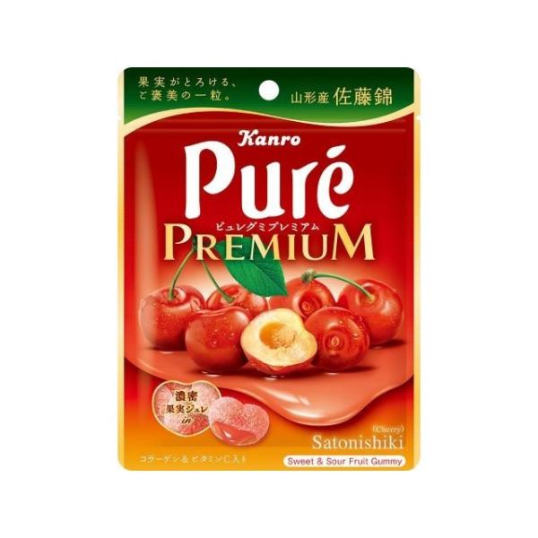 【発売日：2026年04月14日】春を彩る佐藤錦味のピュレプレミアム！です。ピュレグミプレミアム商品の新味です。