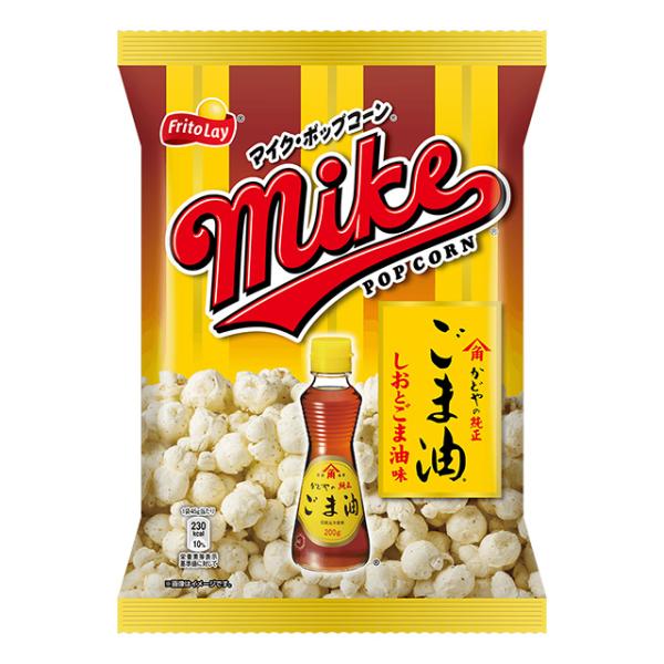 【発売日：2026年07月29日】「かどやの純正ごま油」を使用したマイクポップコーンが再登場！ふわっと香るのりとごま油の風味が口いっぱいに広がる絶妙な味わいのポップコーンです。食物繊維たっぷり。
