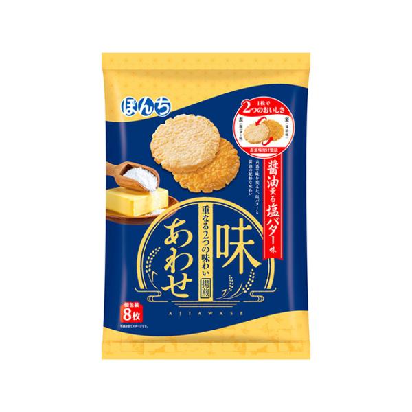 【発売日：2026年07月14日】二つの味が、口に中でかさなり合う裏表で広がる上質な味わい裏表で味つけを変えて仕上げる表裏味付け製法です。表面を下に向けて食べるとバターのコクの後に醤油が香ばしく感じ、裏面と下に向けて食べると醤油の旨みの後に...