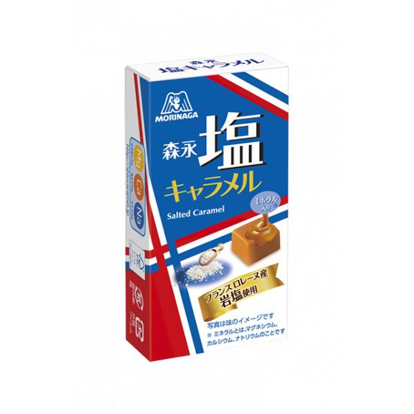 【発売日：2026年03月11日】フランスロレーヌ産岩塩の塩味とバターのコク深い味わい濃厚な味わいの中に、アクセントとなるフランスロレーヌ産岩塩の塩味とバターのコク深い味わいがココロとコバラを満たし、気分を癒してくれるキャラメル。