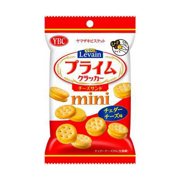 【発売日：2023年08月10日】サクッと香ばしいクラッカーと芳醇なチーズの風味おやつにはもちろん、家飲みのお供にもぴったりなチーズサンドクラッカー。サクッと香ばしい小麦風味のルヴァンプライムで、コクのあるチェダーチーズクリームをサンドしました。