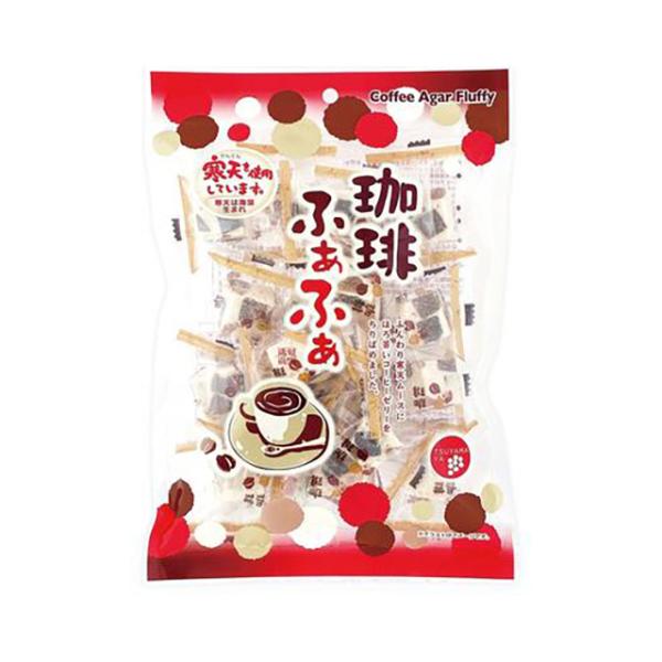 【発売日：2026年03月09日】珈琲ゼリーふんわり寒天ムースにほろ苦いコーヒーゼリーをちりばめました。寒天にメレンゲ（卵白を泡立てたもの）を合せて、ふんわり、ふわふわ仕上げた中にこつぶの寒天コーヒーゼリーをちりばめました。