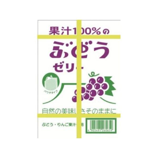 【発売日：2026年02月09日】果汁１００％ゼリーぶどう味100％当り6倍濃縮のぶどう果汁8.4ｇ、7倍濃縮りんご果汁を7.2ｇ使用し、生果汁に換算しますと100％に相当します。人気の「ぶどう味」！濃厚な果汁の美味しさが、箱いっぱいに味わ...