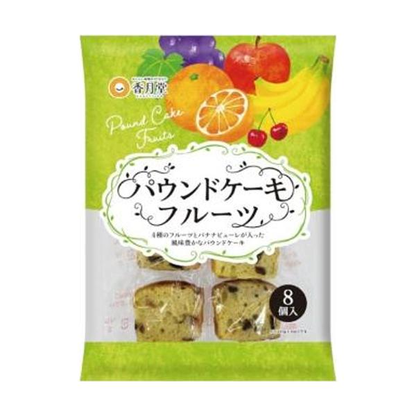 【発売日：2025年09月24日】４種のフルーツとバナナピューレが入ったパウンドケーキ