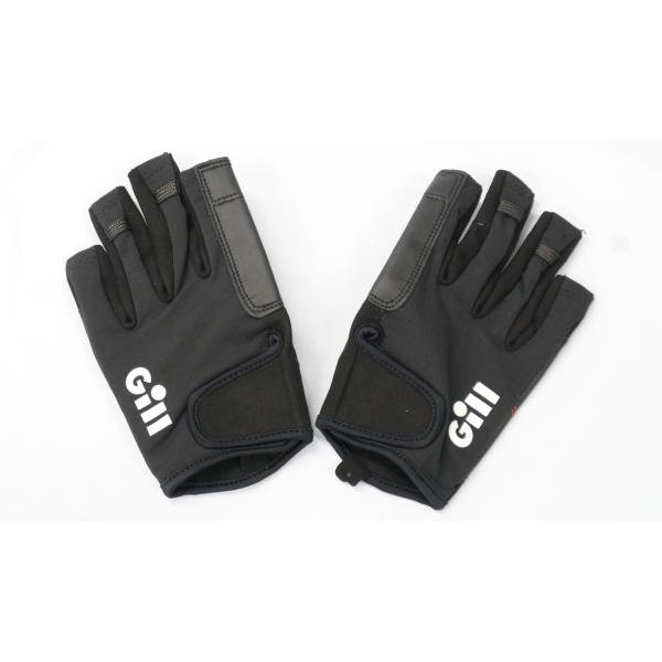 耐久性とグリップを追求したセーリンググローブショートタイプ手首のベルクロによりサイズを調整することが可能濡れたデッキ面に手をついても滑べりにくいので、手で体重を支えることの多いディンギーやスモールボートでの使い勝手が向上していますサイズＳ,...