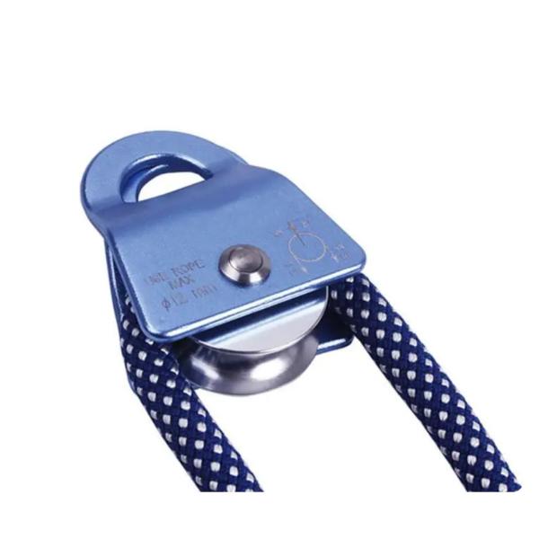 100% ブランド新と高品質。航空アルミ材、高強度、軽量。アクティブプーリー、360度スイベル。屋外ロッククライミングロープ氷ベルトリフティングスリング。仕様:色: ブルー素材: 航空アルミマグネシウム合金鋼、ステンレス鋼ホイールサイズ: ...