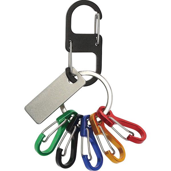 鮮やかなカラビナ５本をひとまとめにしました。【商品内容】【サイズ】現品約９．５×３×２ｃｍ【素材】アルミニウム・鉄【原産国】CHN：中国01：袋入■ 内祝い・贈り物 にギフト お礼 お返し お年賀 御年賀 年始挨拶 残暑見舞い 暑中見舞い ...