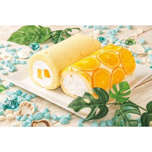 トロピカルな角切りマンゴーがごろごろ入った、夏にぴったりなロールケーキ。たっぷりつまったクリームはあっさりめ。みずみずしいマンゴーの甘酸っぱさが、さっぱりさわやかな味わい。表面にスライスしたオレンジをあしらった、華やかなロールケーキ。クリー...