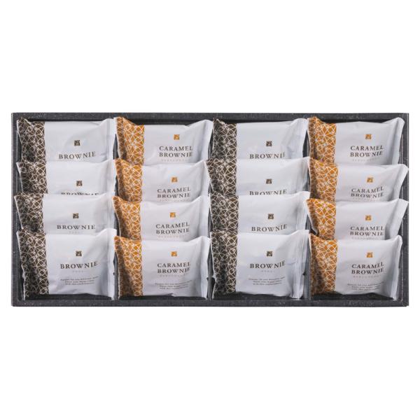濃厚なショコラブラウニーにアーモンドフレークをトッピングし焼き上げたブラウニーとキャラメル風味のブラウニー。口どけなめらかな生地にビターな味わいとアーモンド風味がマッチしたブラウニーとキャラメルが香るキャラメルブラウニーの詰合せです。【セッ...