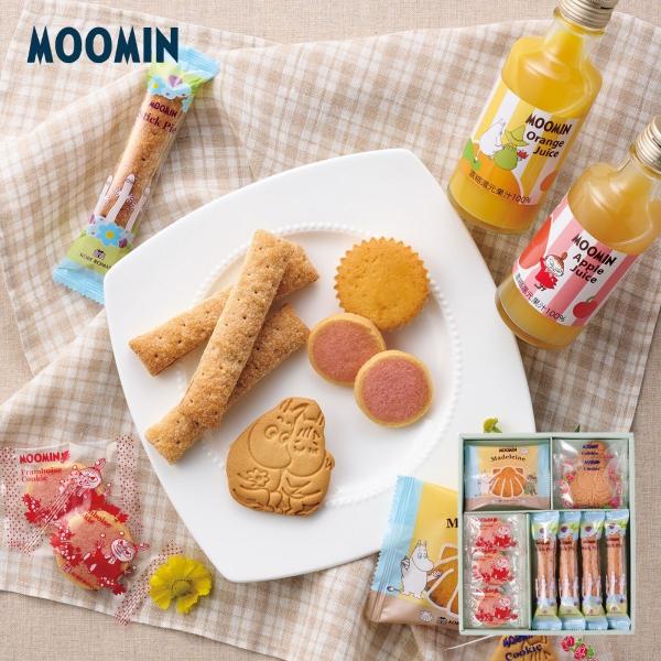 世界中で愛され続けるムーミン。人気キャラクターたちが作るムーミンの世界を、お菓子を詰め合わせたスイーツギフトセットと一緒にお届けします。【商品内容】ブルーベリースティックパイ×４、バニラマドレーヌ×１、フランボワーズクッキー×３、バニラ型押...