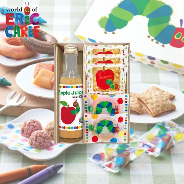 30ケ国語以上に翻訳され、世界で3.300万部を超えるミリオンセラーとなっているアメリカの絵本作家エリック・カール作の「はらぺこあおむし」美しい色彩や楽しい仕掛けなど魅力満載の絵本の世界をギフトセットにしました。【セット内容】スクエアパイ（...