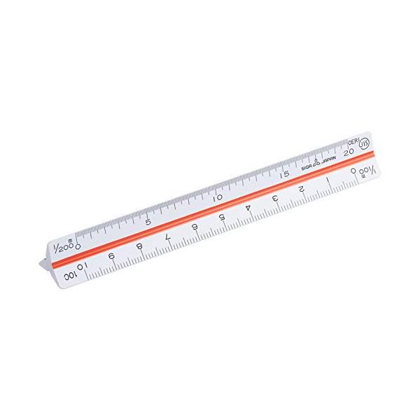 美術工芸-/10cm/1-882-0005・パッケージ個数:1・製造国:日本・・副尺なし、・1/100、1/200、1/300、1/400、1/500、1/600、・再生ABS製