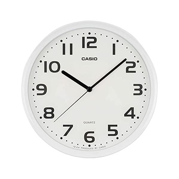 モダンホワイト/25cm/IQ-24-7JF・Color:ホワイト・パッケージ個数:1・機能：ステップ秒針・推奨電池：単3マンガン乾電池×1・本体サイズ：(約)高さ25.0×幅25.0×奥行き4.1cm