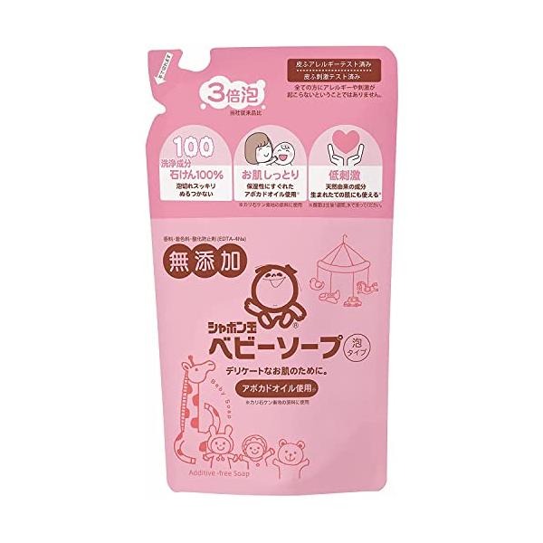 ピンク/-/4901797033416・パッケージ個数:1・生まれたその日から使えるベビーソープ・ブラント名:シャボン玉石けん・メーカー名: シャボン玉石けん・商品の重量: 0.42kilograms・原材料: 水、カリ石けん素地