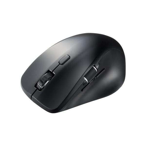 Bluetoothブラック/-/MA-BBS523BK・Color:ブラックStyle:Bluetooth・パッケージ個数:1・左右方向のスクロールが可能なサイドホイール搭載のBluetoothマウスです。・Excel作業やWebページ閲覧...