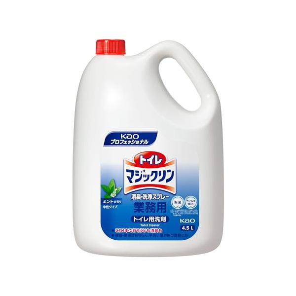 クリア/4.5リットル (x 1)/トイレマジックリン・Size:4.5リットル (x 1)・パッケージ個数:1・業務用・つめかえ