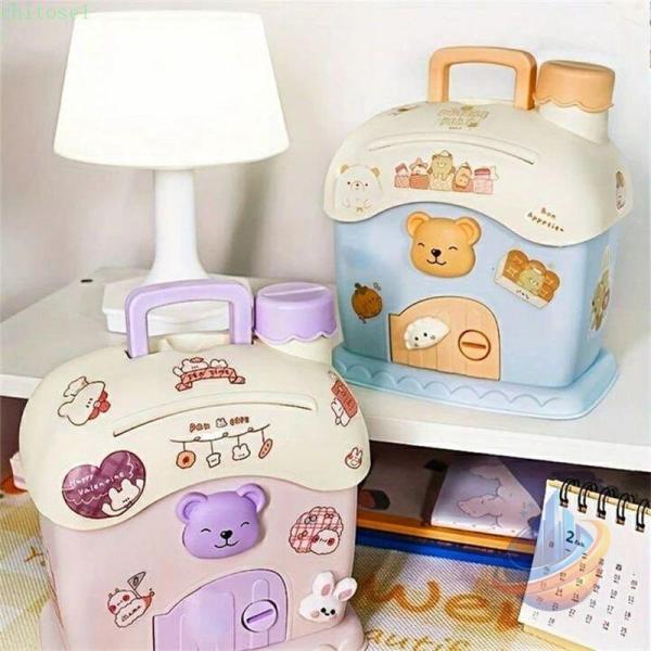 商品詳細   商品情報   【商品名】 かわいい家型貯金箱 2個キー付き    【カラー】 ブルー /パープル    商品説明   【オリジナリティ】：小さな家の形で、超かわいい！かわいいシールが付き、DIY可能です。お好きな模様にDIYし...